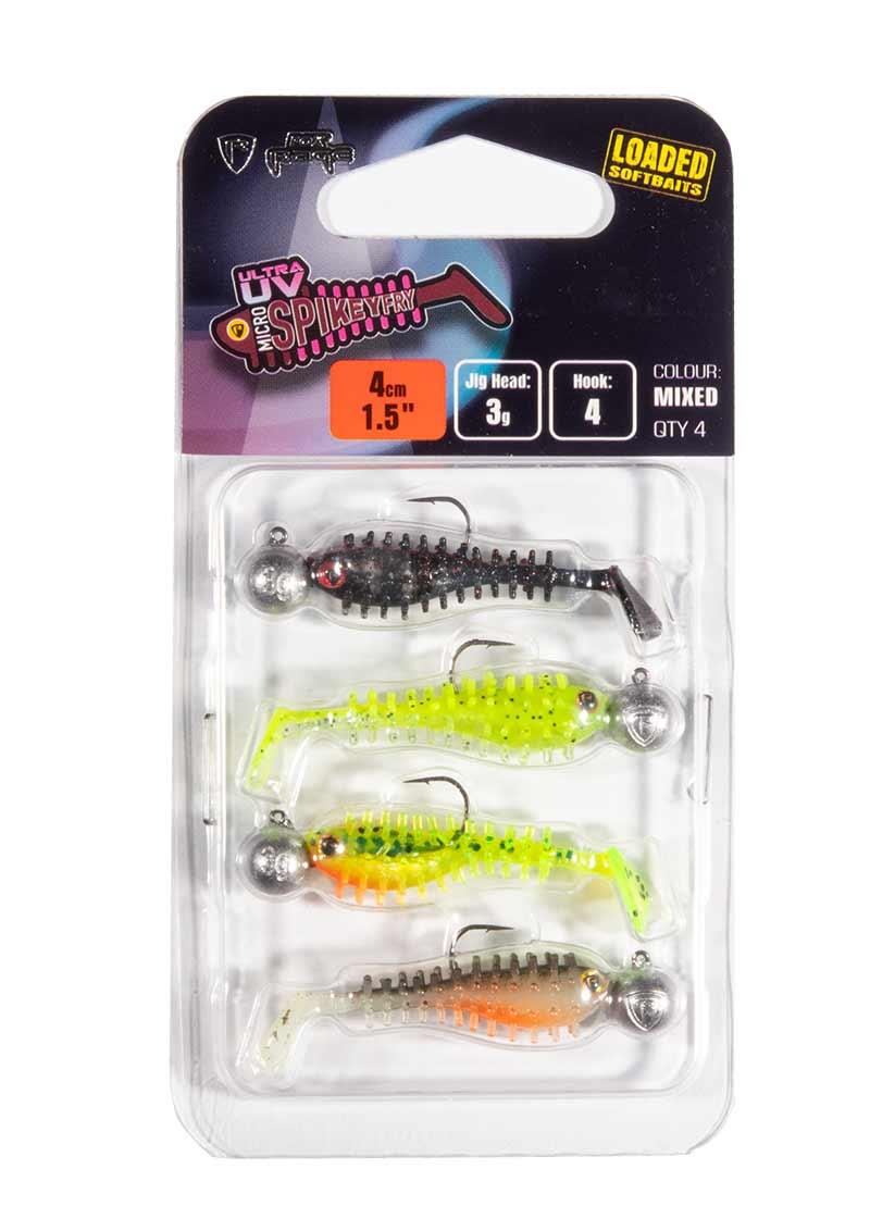 Fox Rage UV Micro Spikey Mixed Colours Loaded - The Tackle Store