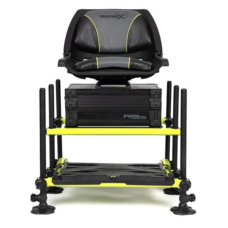 Matrix F25 Pro Swivel Seatbox Lime Edition - The Tackle Store