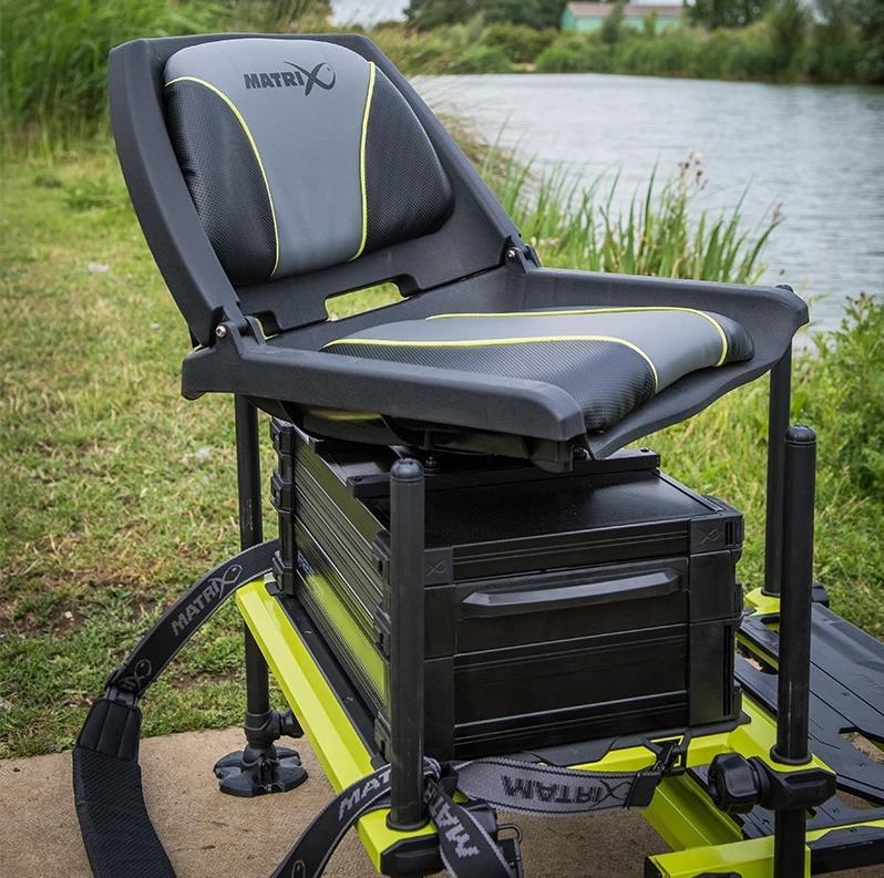 Matrix F25 Pro Swivel Seatbox Lime Edition - The Tackle Store